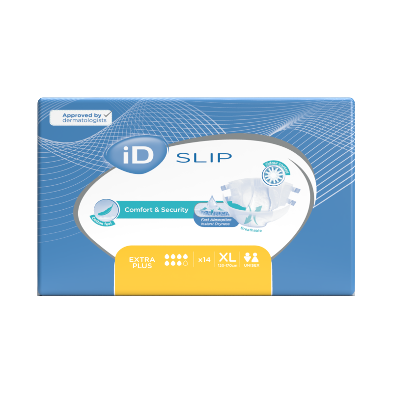 ID Expert Slip Extra Plus | Change complet | Sen'Up Taille XL Conditionnement 8 paquets de 14 ...